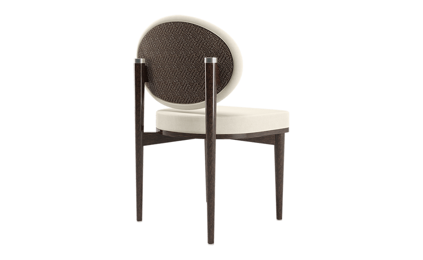 Crete Dining Chair | Modernist Velvet & Brass by Frato | Frato