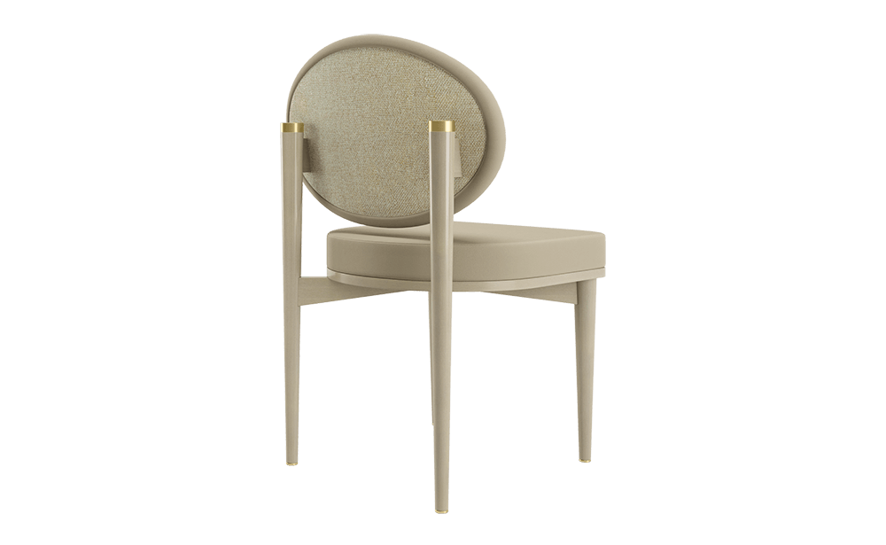 Crete Dining Chair | Modernist Velvet & Brass by Frato | Frato