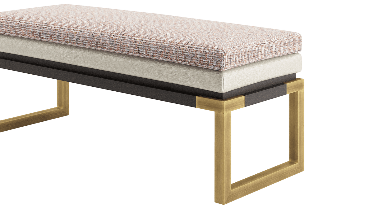 Gardner Bench | Sculptural Accent Seating by Frato | Frato