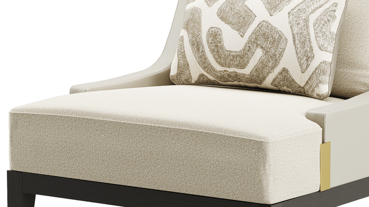 Brera Chair | Brushed-Brass Accent Luxury by Frato | Frato