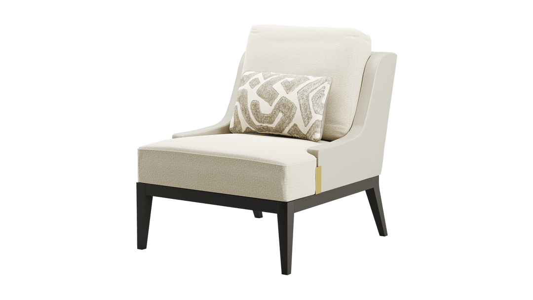 Brera Chair | Brushed-Brass Accent Luxury by Frato | Frato