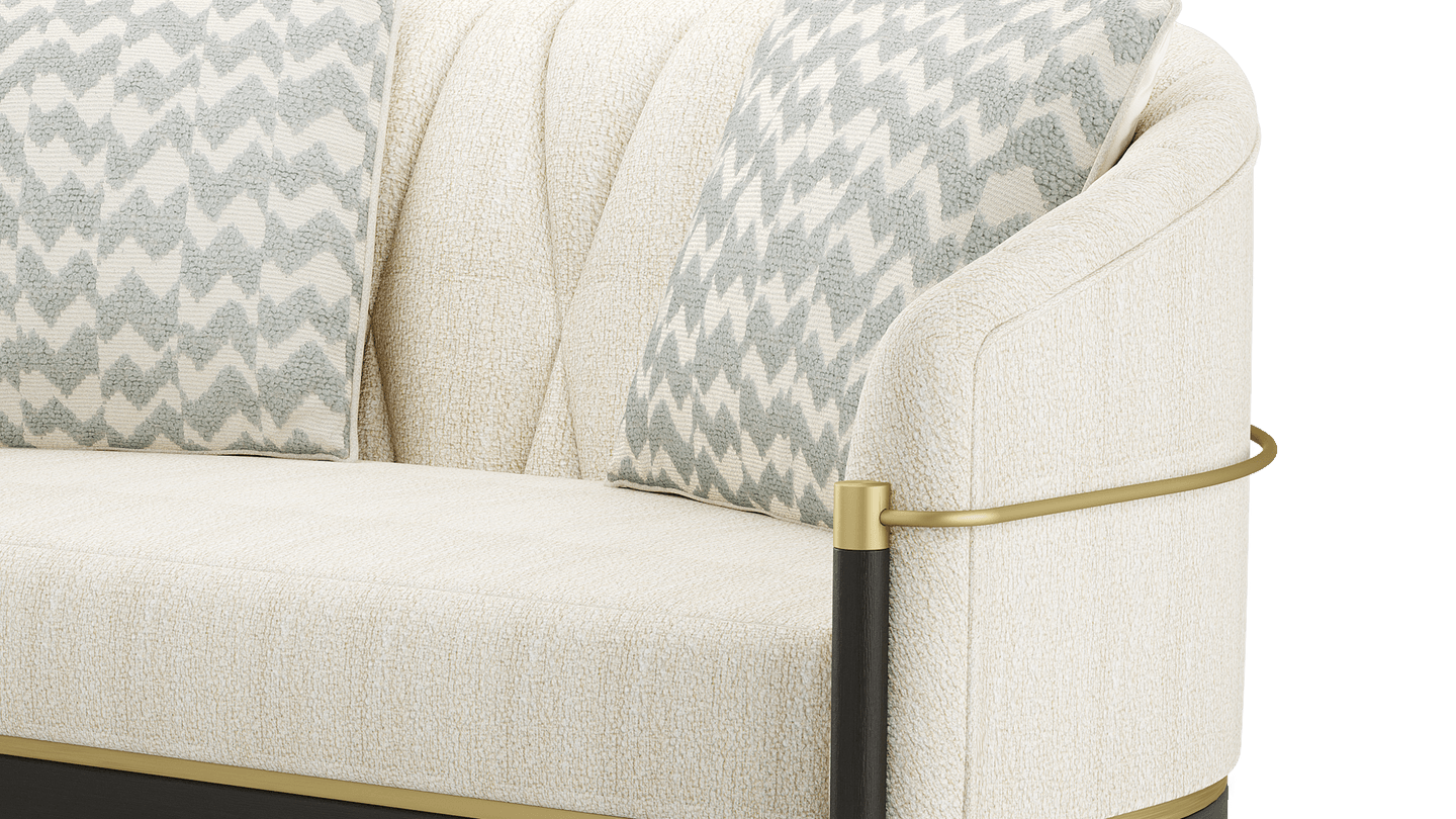 Bucharest Sofa | Art Deco Scalloped Luxury by Frato | Frato